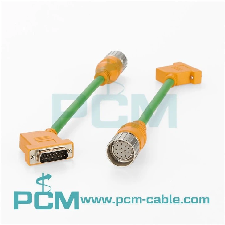 Customized M23 To DB15 Servo Encoder Signal Feedback Cable Suppliers ...
